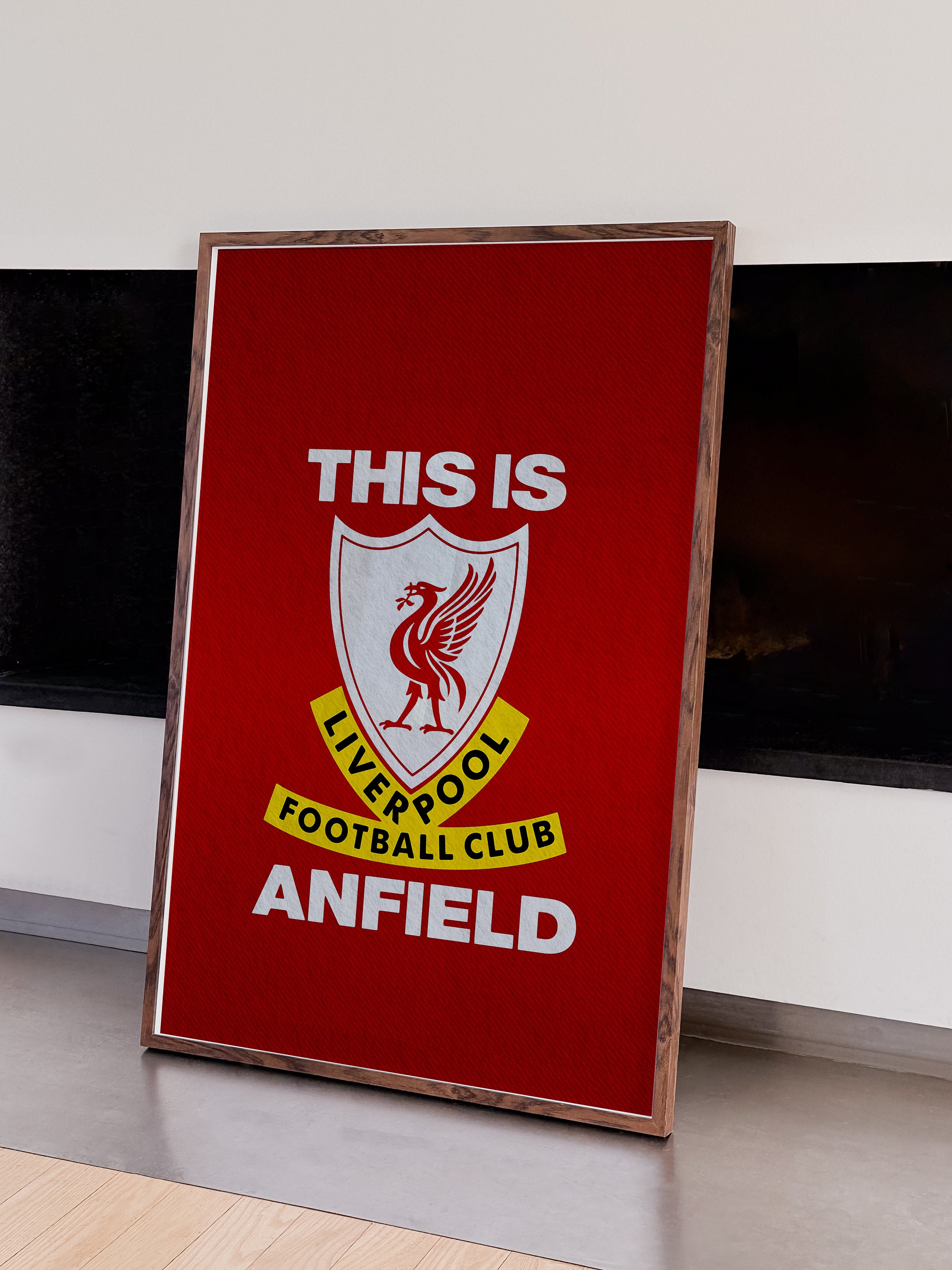 This is Anfield Sign Poster, Liverpool FC Poster, Football Poster Print ...