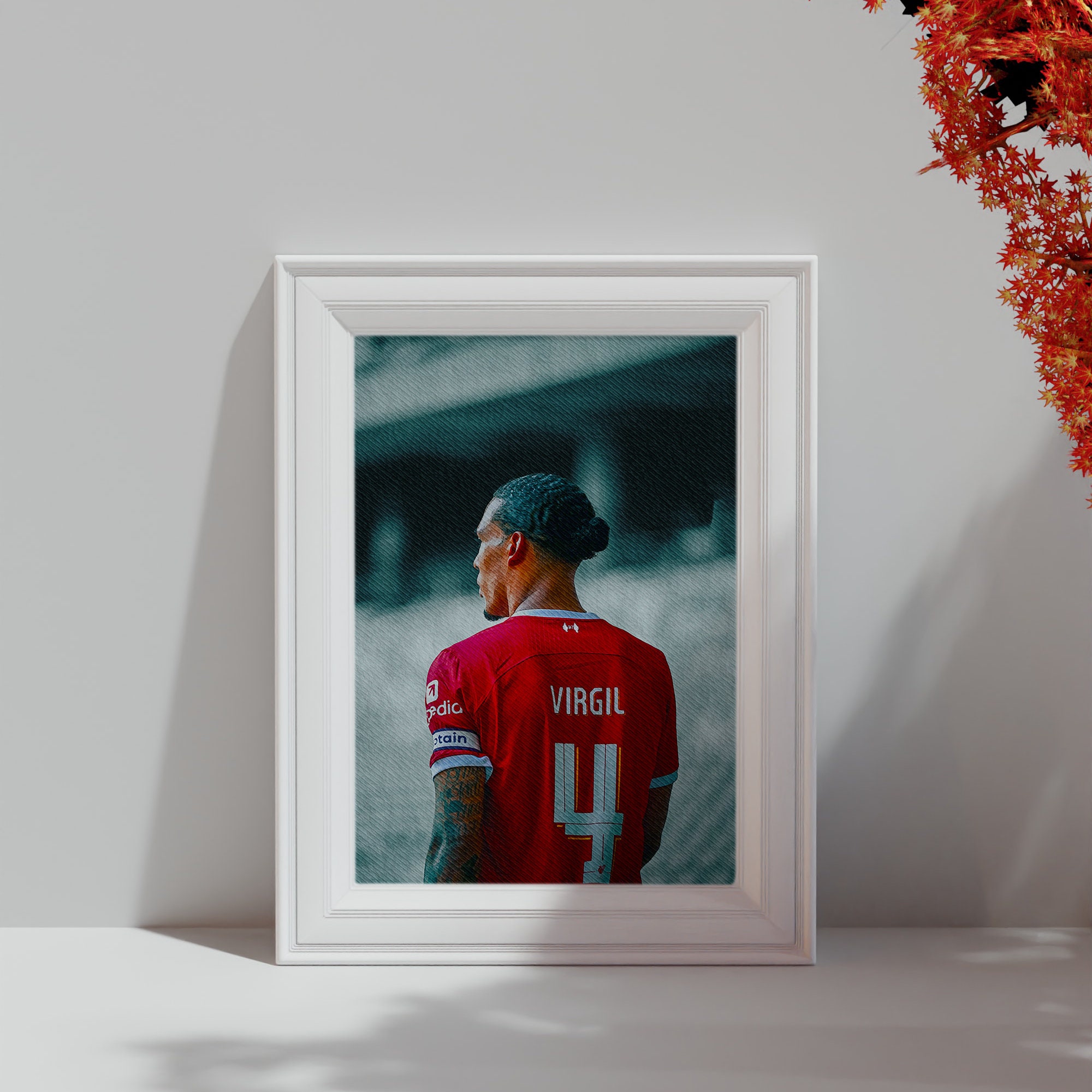 Virgil Van Dijk Liverpool Poster, Liverpool's New Skipper, Virgil Van ...