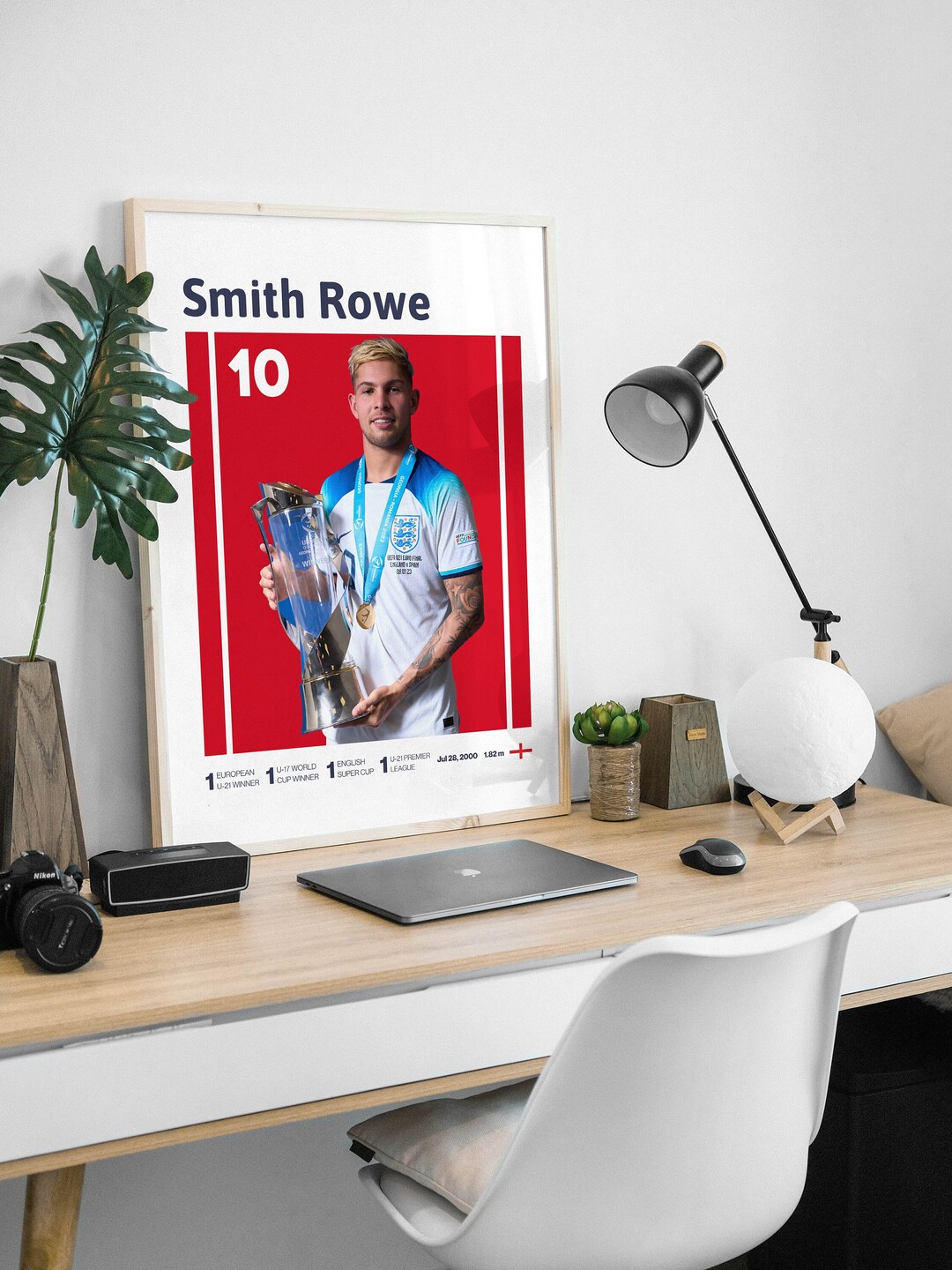 European U-21 Champion Emile Smith Rowe Poster - Etsy