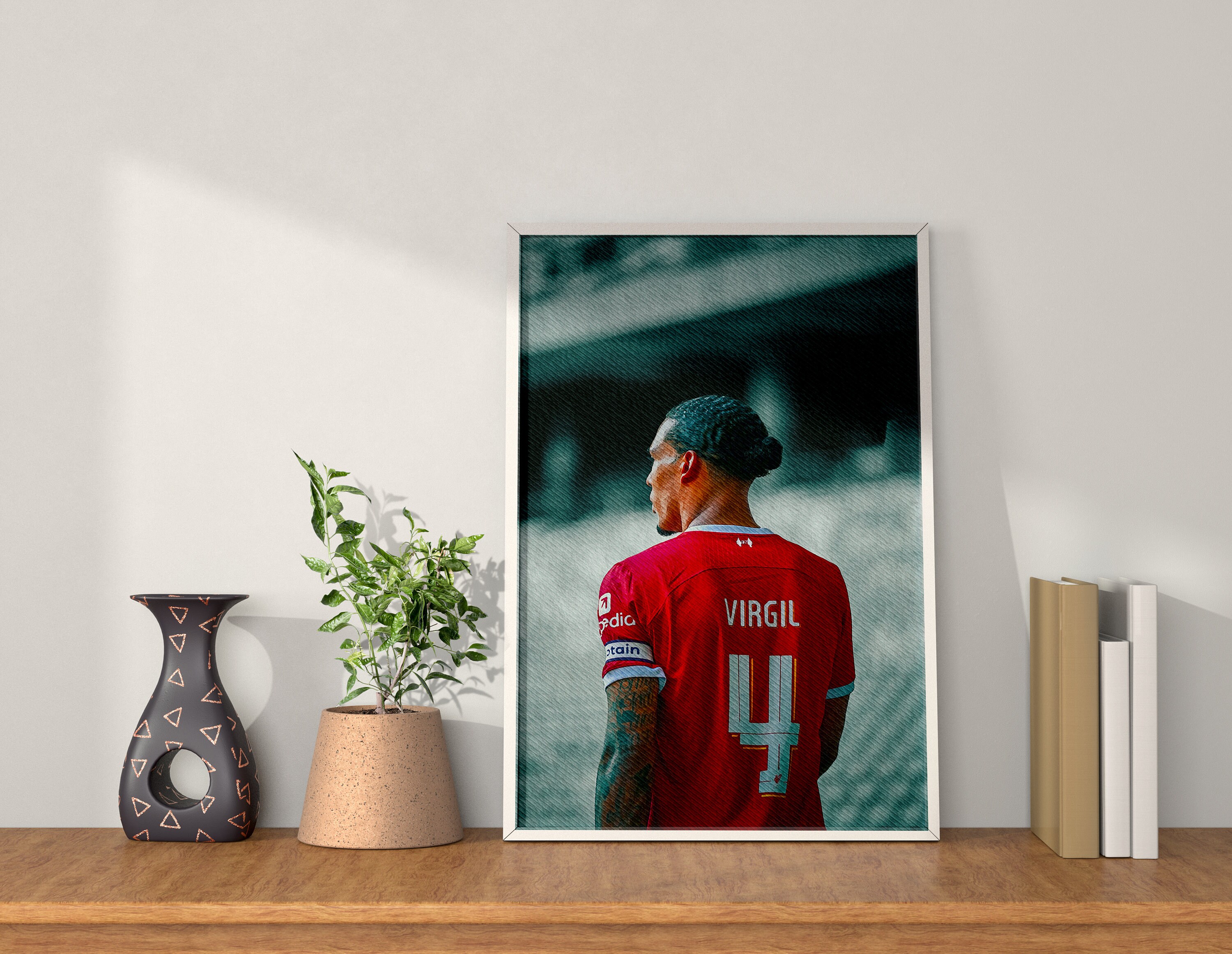 Virgil Van Dijk Liverpool Poster, Liverpool's New Skipper, Virgil Van ...