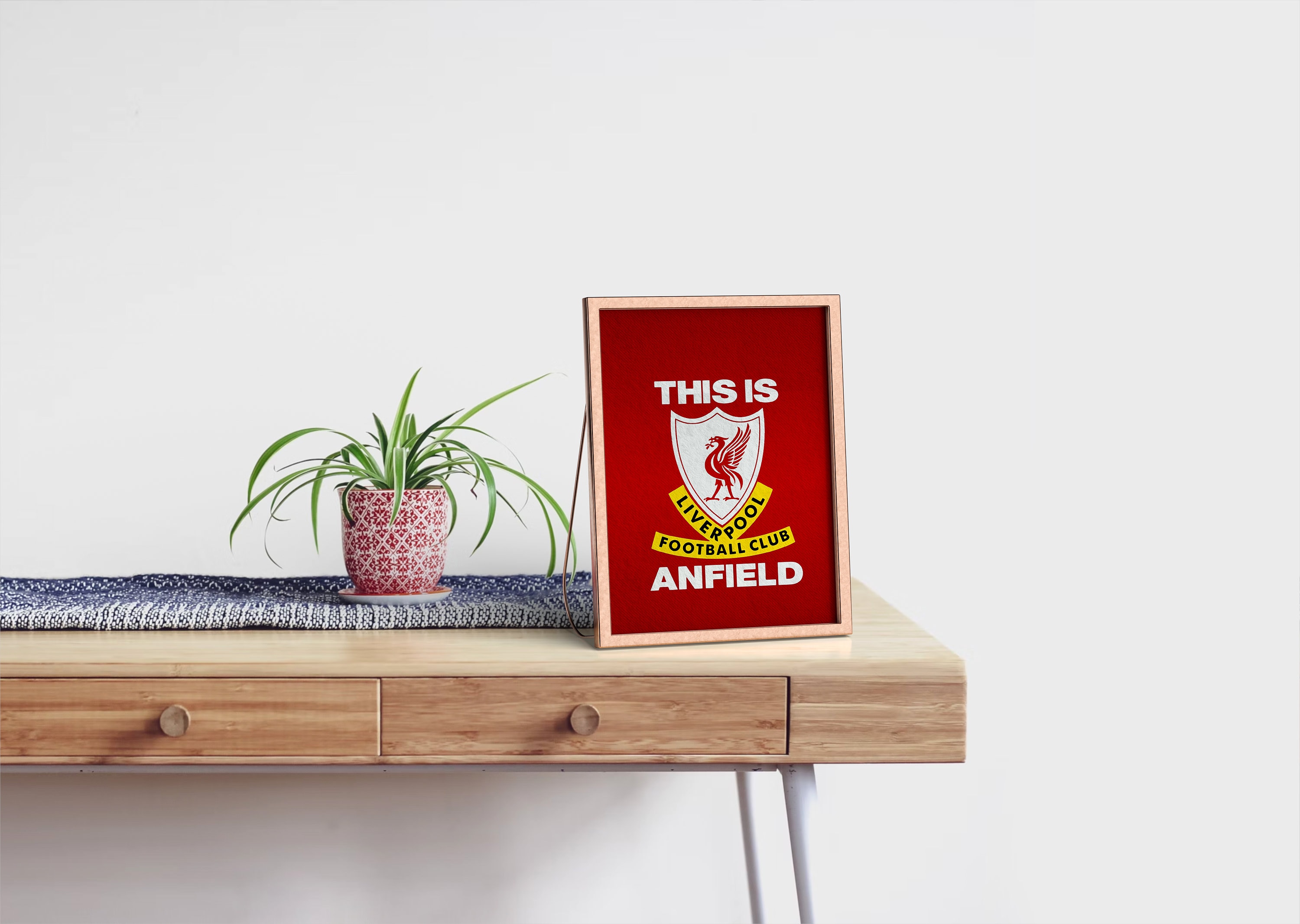 This is Anfield Sign Poster, Liverpool FC Poster, Football Poster Print ...