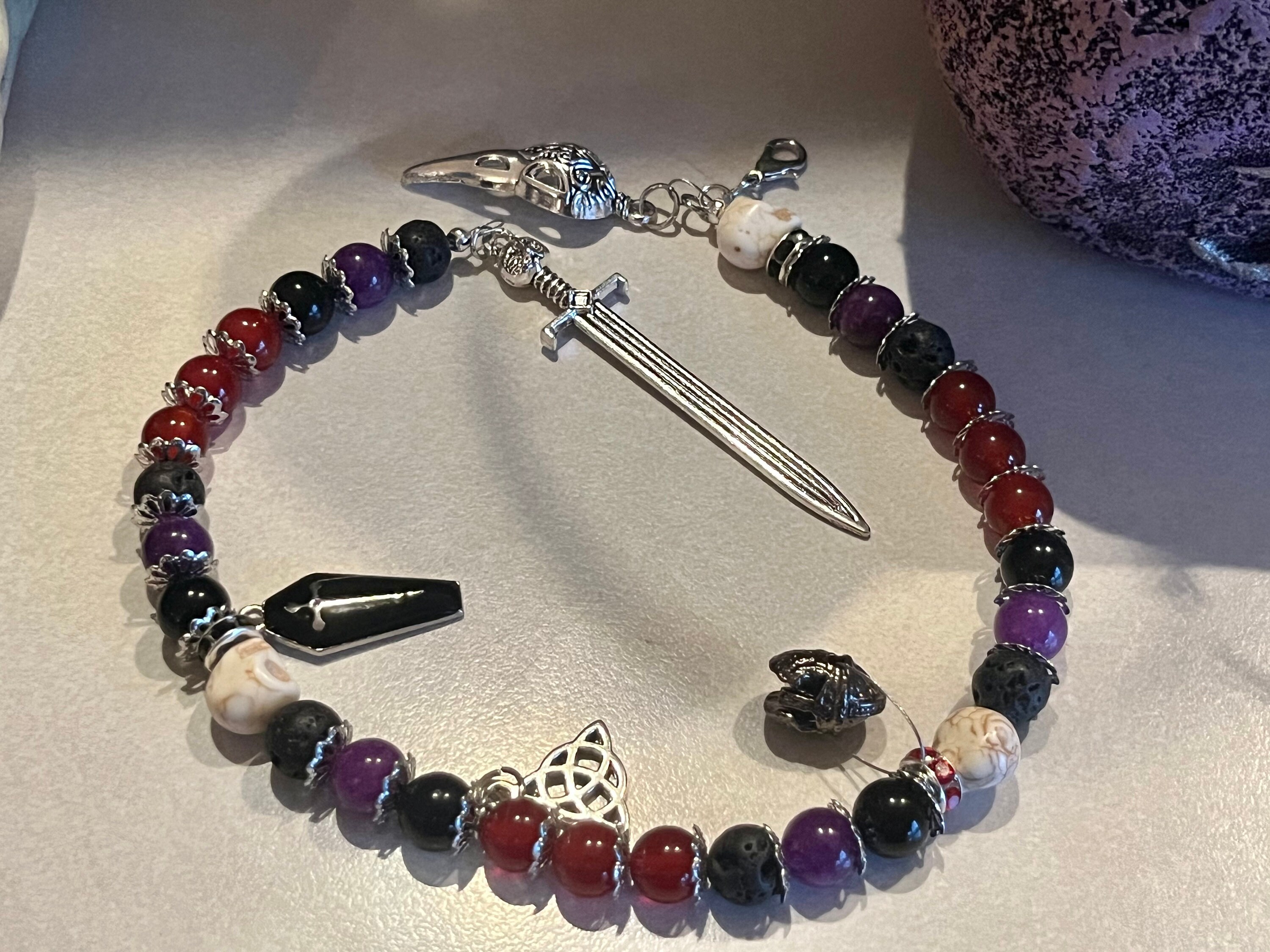 The Morrigan Prayer Beads - Etsy