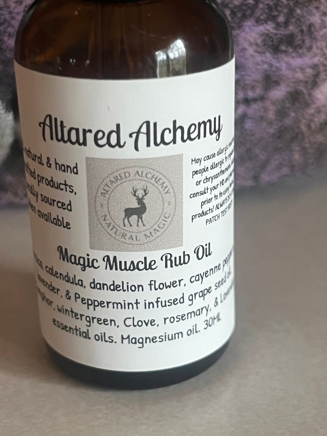 Magic Muscle Rub Oil - Etsy