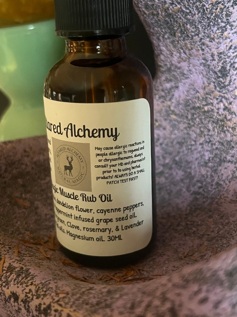 Magic Muscle Rub Oil - Etsy