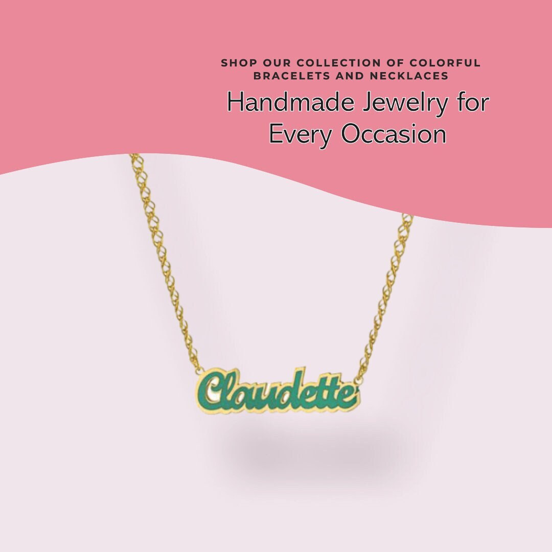 Name Plate Necklace,name Locket,secret Message,neck Chain,custom ...