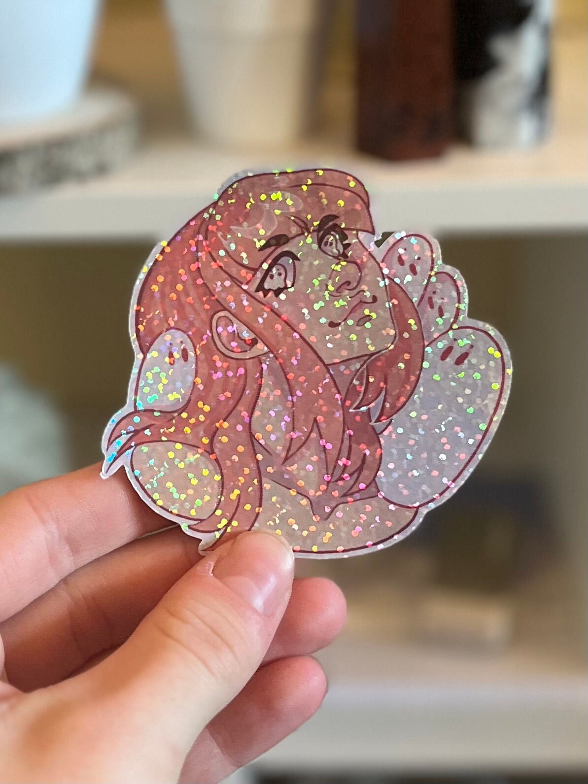 Ghost Girl Sticker // Holographic Sticker - Etsy