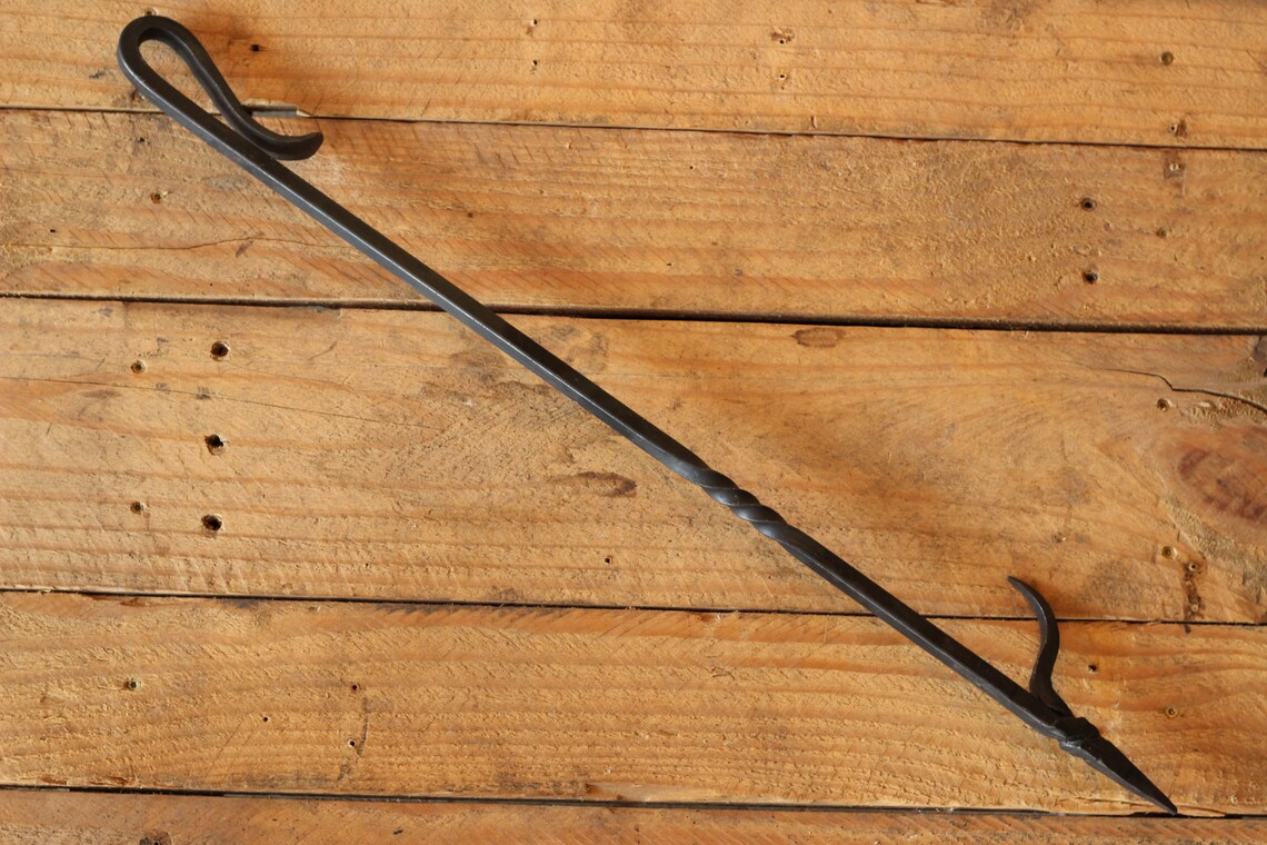 Fire Poker Hand Forged - Etsy
