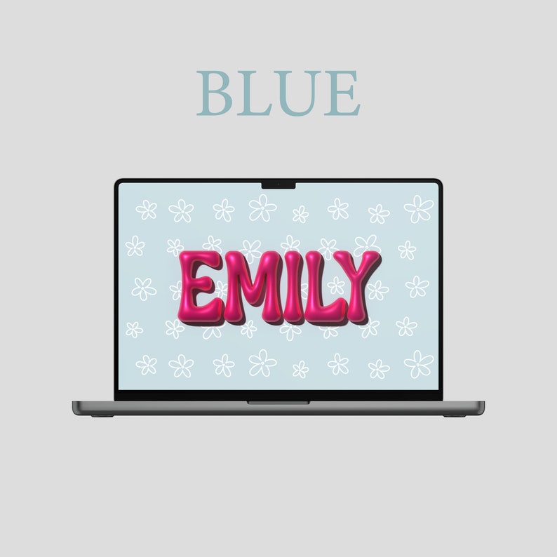 3D Desktop Wallpaper, 3D Personalized Name Wallpaper, MacBook Wallpaper ...