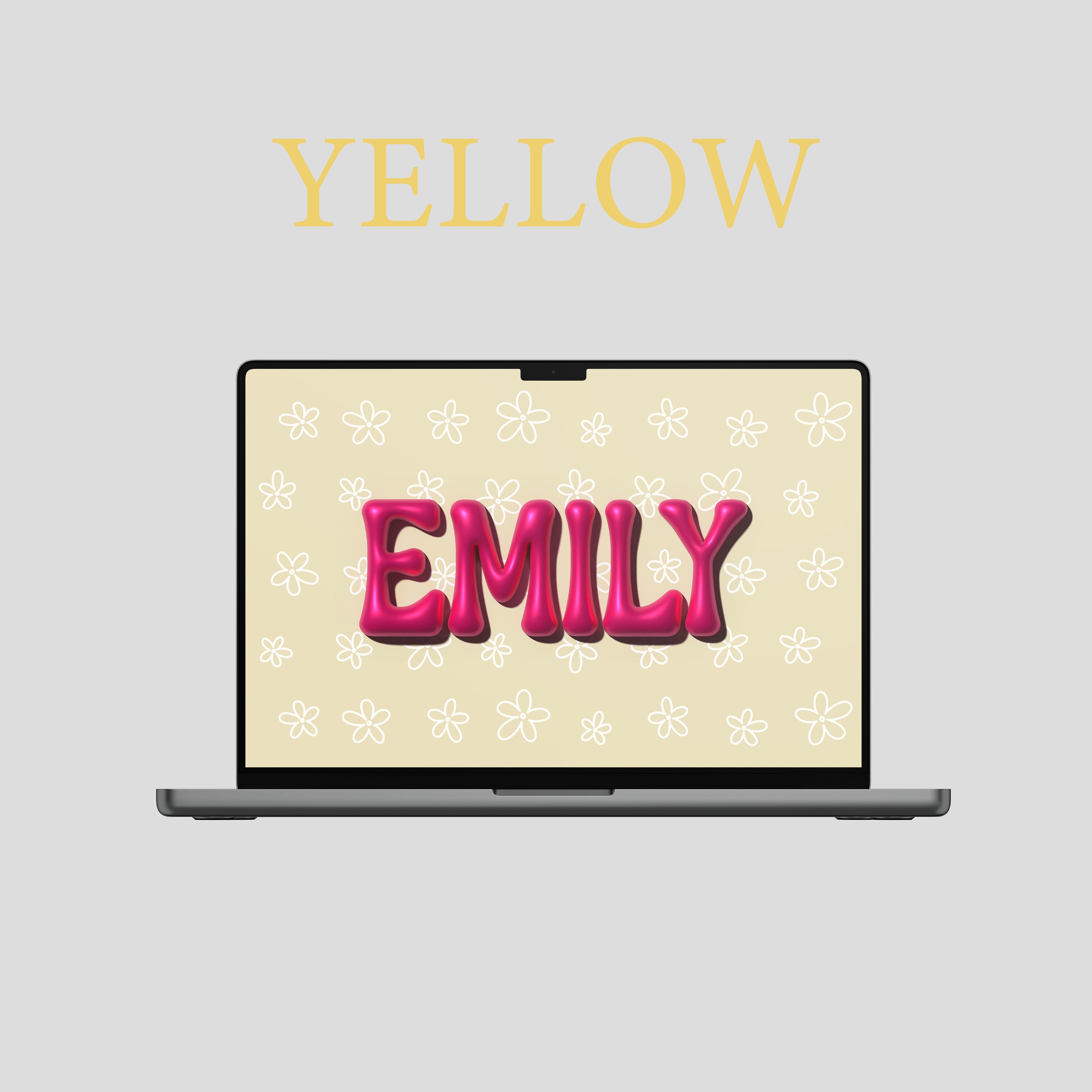 3D Desktop Wallpaper, 3D Personalized Name Wallpaper, MacBook Wallpaper ...