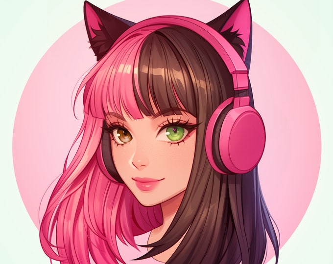 Custom Profil Icon Für Twitch Streamer, Charakter Portrait ...