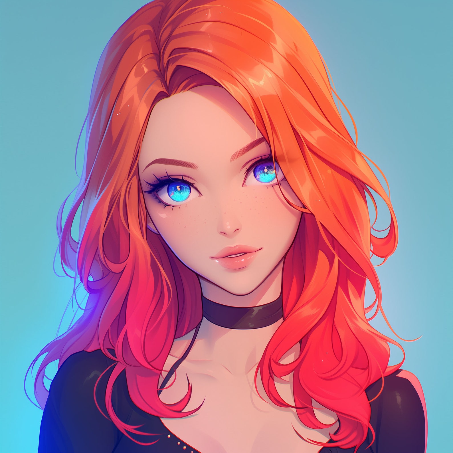 Custom Anime Portrait Perfect Gift for Anime Fans, Closeup Customized ...