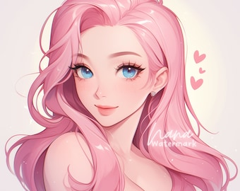 Premade Icon for Twitch Streamers and Social Media Beautiful ...