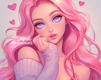 LIMITED Premade Icon for Twitch Streamers and Social Media Beautiful ...