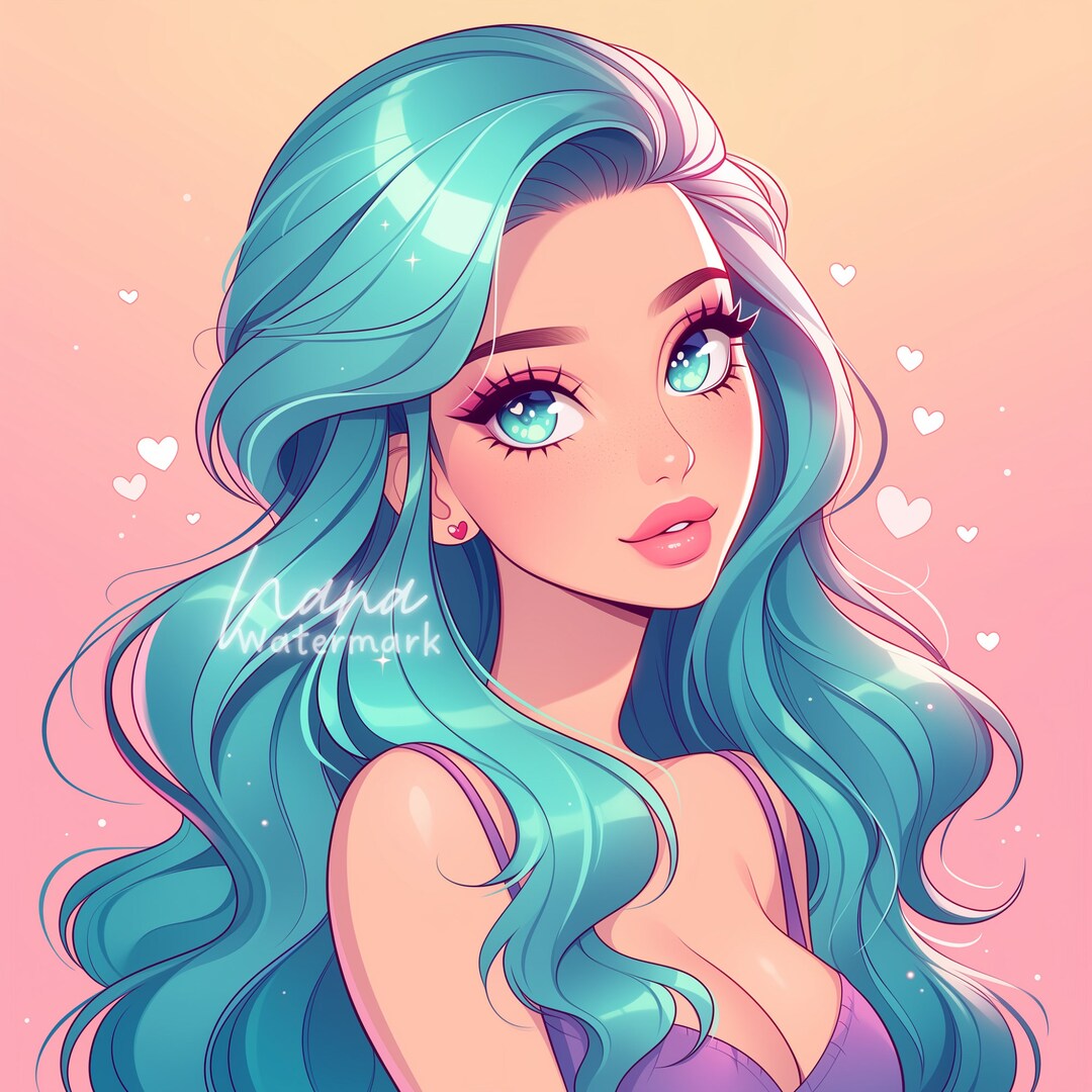 LIMITED Premade Icon for Twitch Streamers and Social Media Beautiful ...