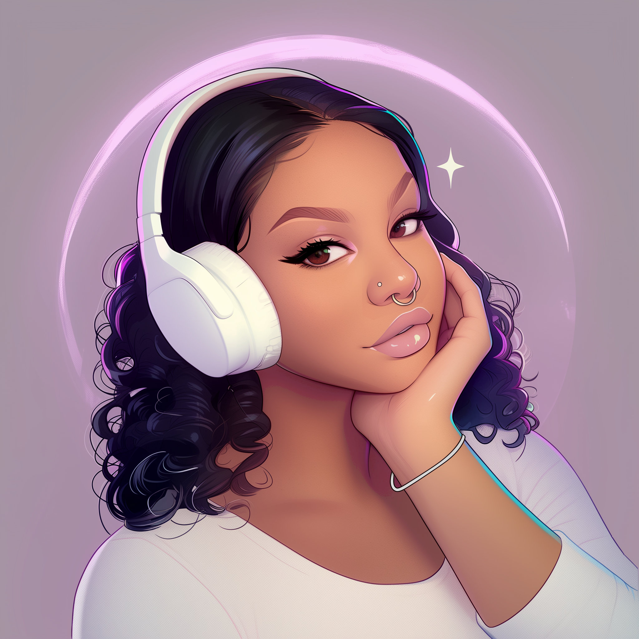 Custom Profil Icon Für Twitch Streamer, Charakter Portrait ...