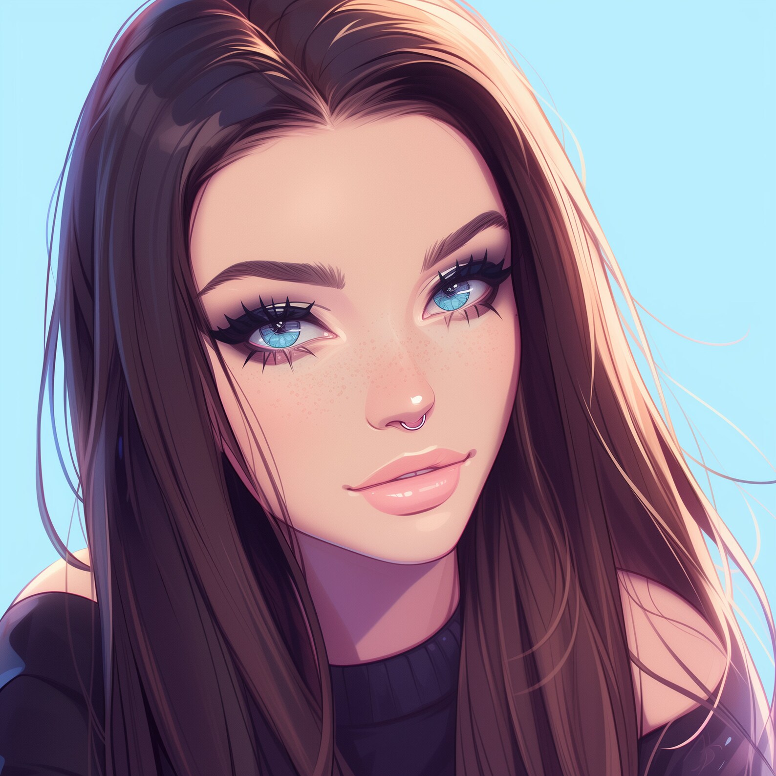 Custom Profil Icon Für Twitch Streamer, Charakter Portrait ...