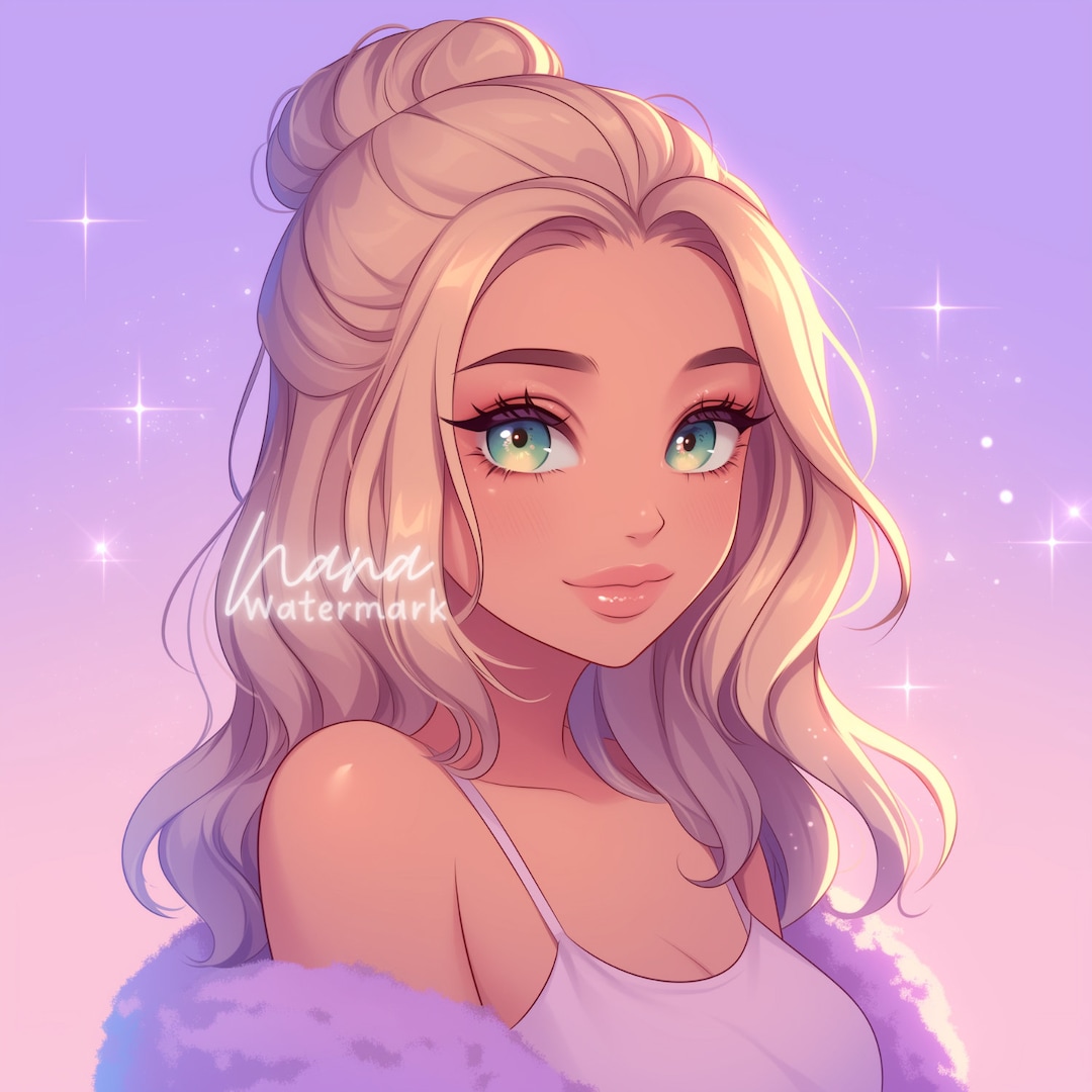 Premade Icon Für Twitch Streamer Und Social Media Schöne Illustration ...