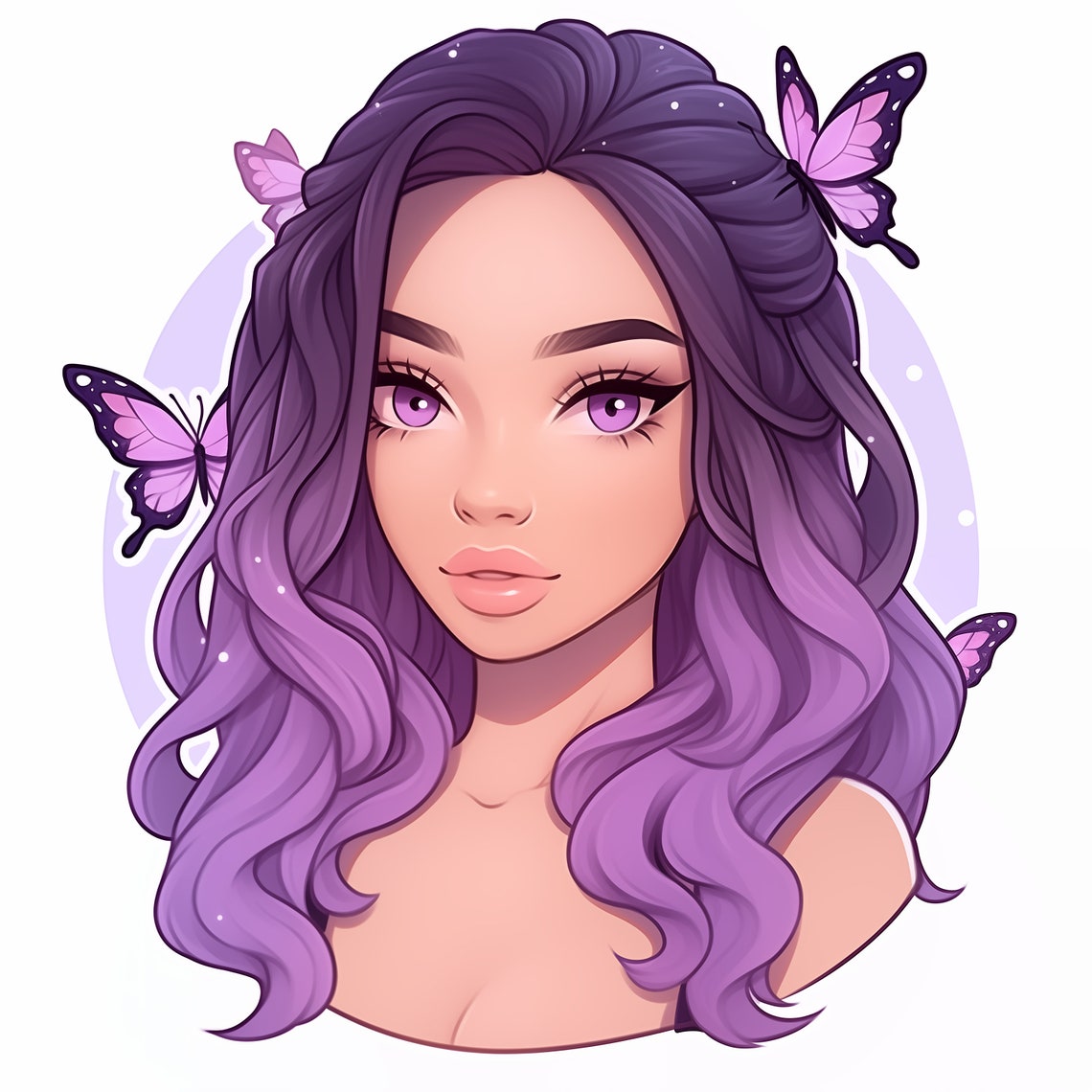 Custom Profil Icon Für Twitch Streamer, Charakter Portrait ...