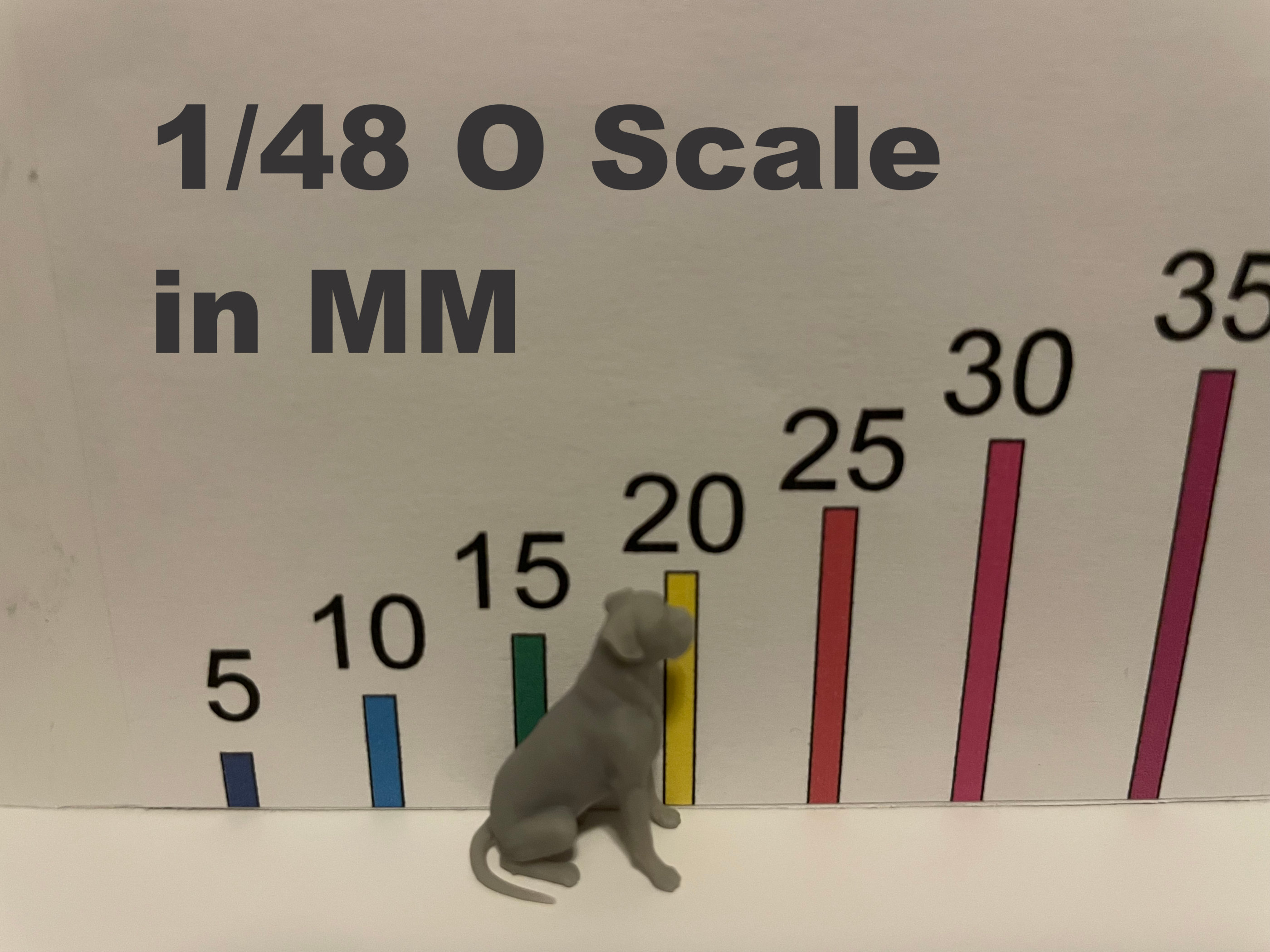 Boxer Dog Breed Scale Model Dollhouse Miniature Railroad Model - Etsy