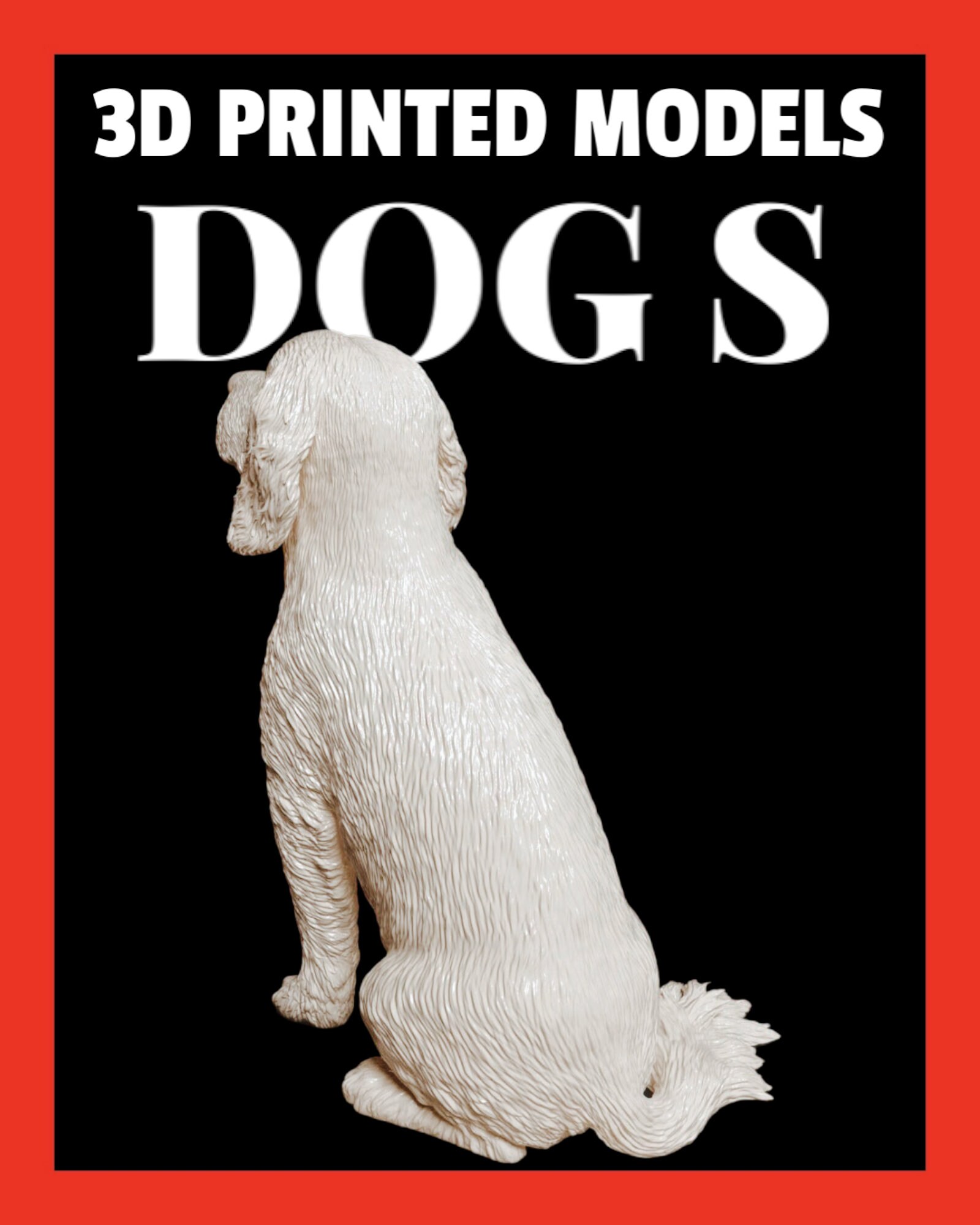 Cocker Spaniel Scale Model Dollhouse Miniature Railroad Model 3D ...