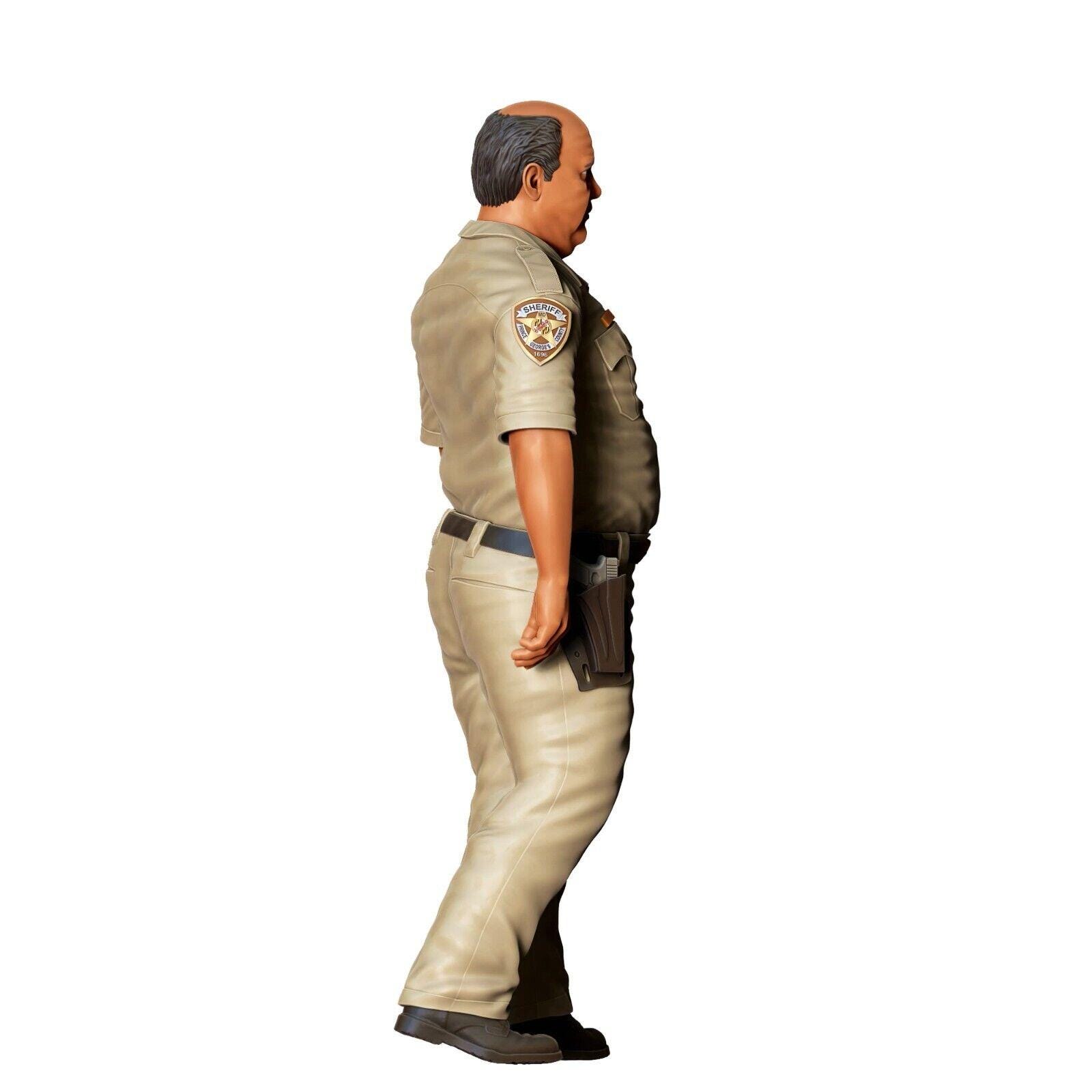 Sheriff Figure Resin 3d Printed, Unpainted, Model RR Diorama Cop LEO ...