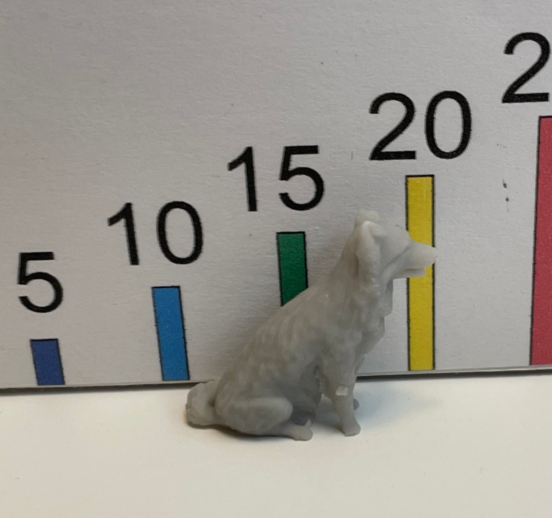 Border Collie Scale Model Dollhouse Miniature Railroad Model 3D Printed ...