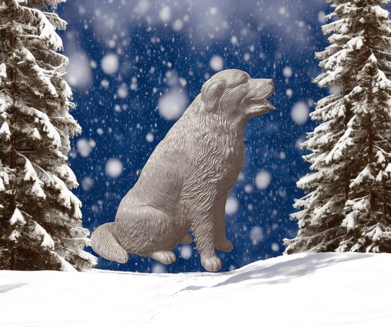 Great Pyrenees 3D Printed Model for Diorama or Railroad Display or ...