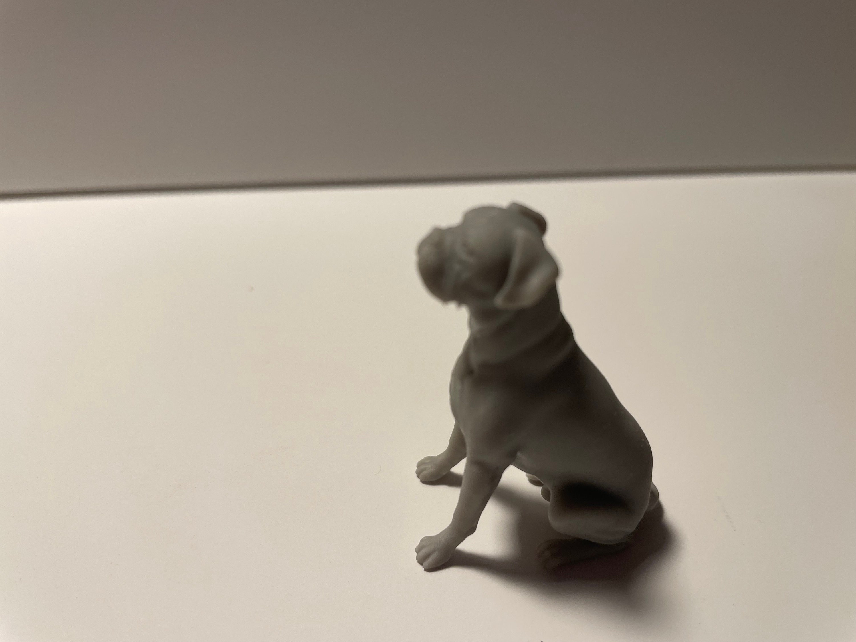 Boxer Dog Breed Scale Model Dollhouse Miniature Railroad Model - Etsy