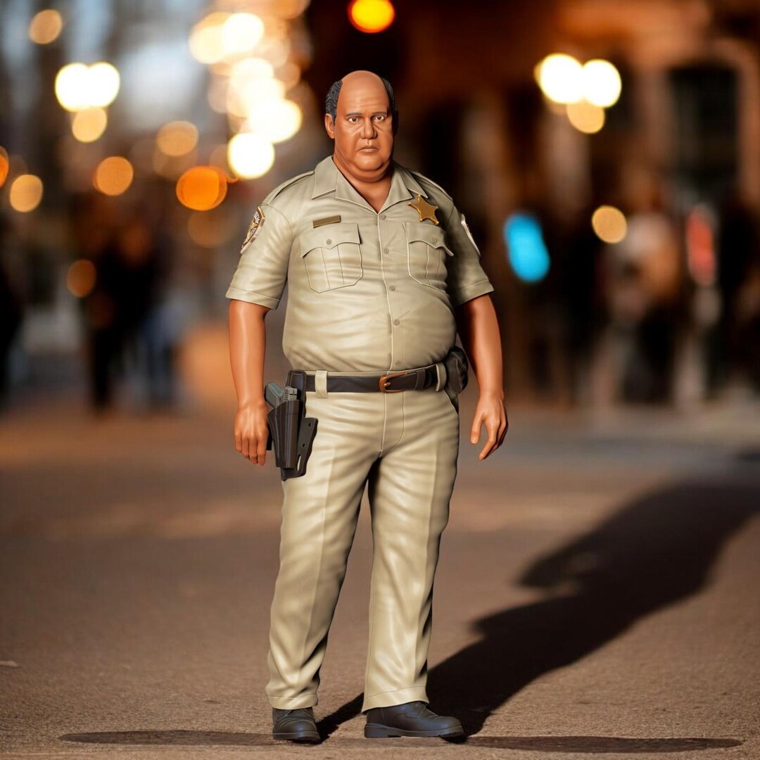 Sheriff Figure Resin 3d Printed, Unpainted, Model RR Diorama Cop LEO ...