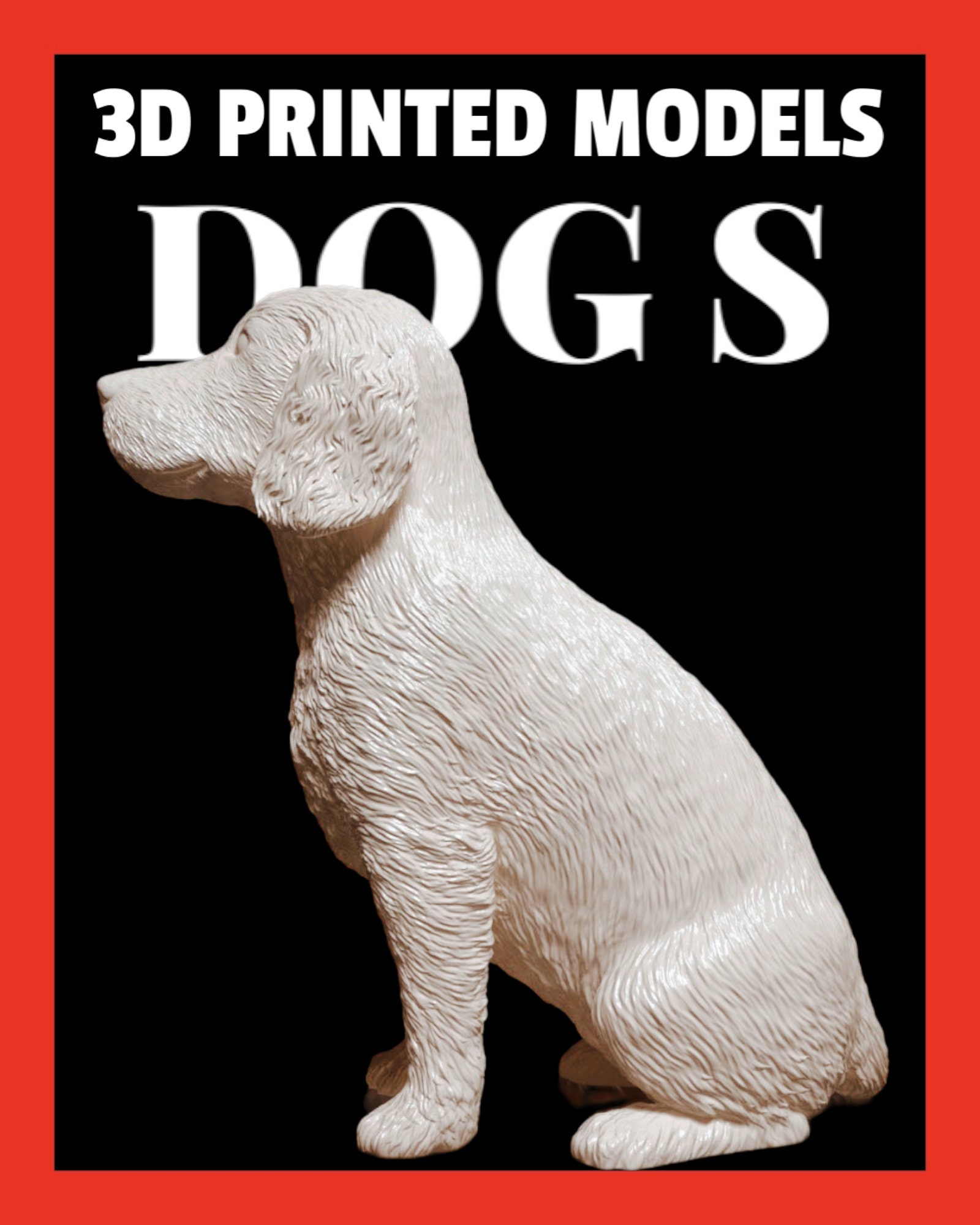 Cocker Spaniel Scale Model Dollhouse Miniature Railroad Model 3D ...