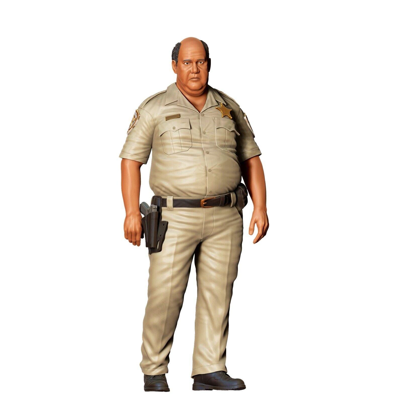 Sheriff Figure Resin 3d Printed, Unpainted, Model RR Diorama Cop LEO ...