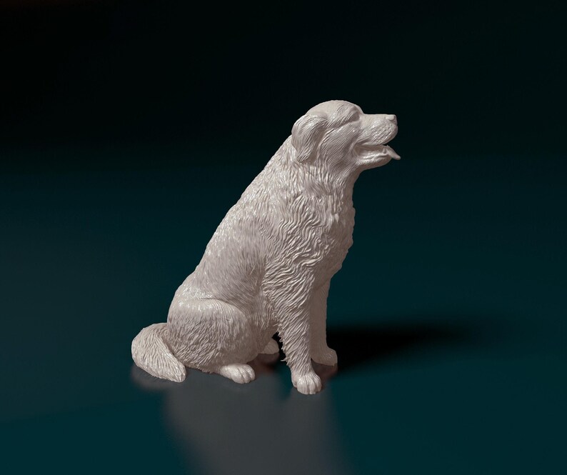 Great Pyrenees 3D Printed Model for Diorama or Railroad Display or ...
