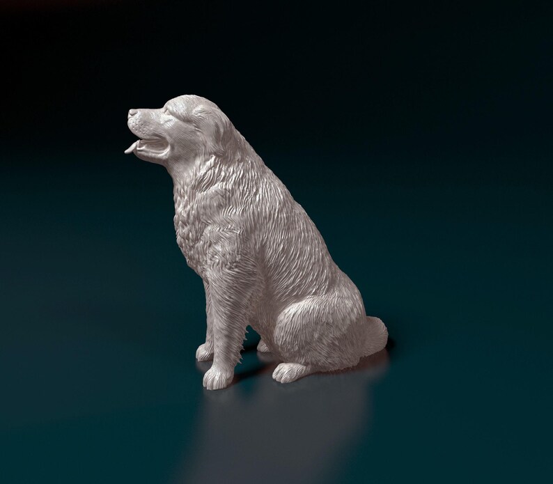 Great Pyrenees 3D Printed Model for Diorama or Railroad Display or ...