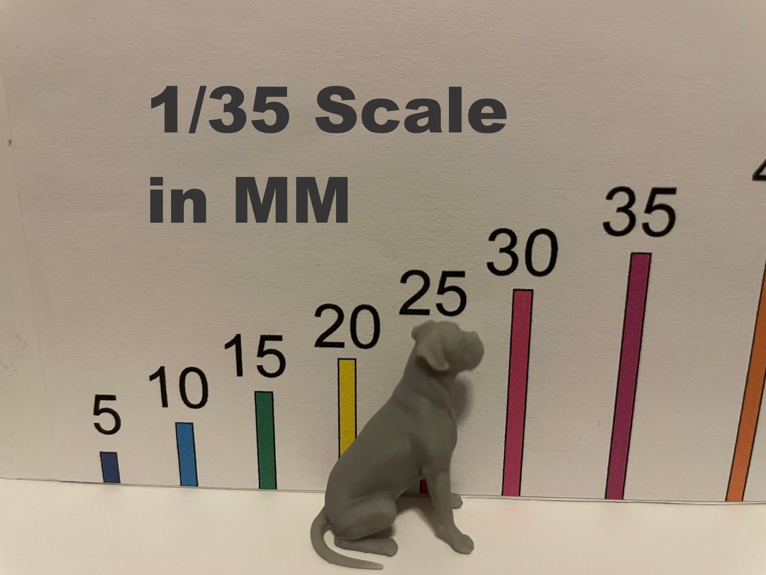 Boxer Dog Breed Scale Model Dollhouse Miniature Railroad Model - Etsy