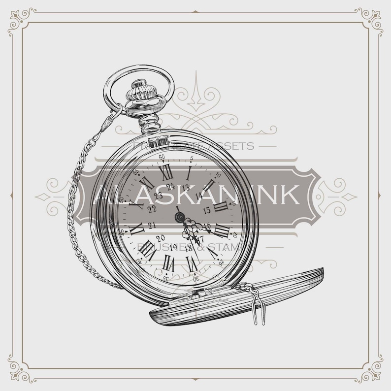 Watches Builder Tattoo Procreate Brushes Procreate Brushset For Ipad Etsy 