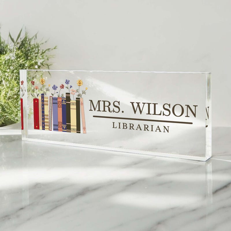 Book Name Plate - Etsy