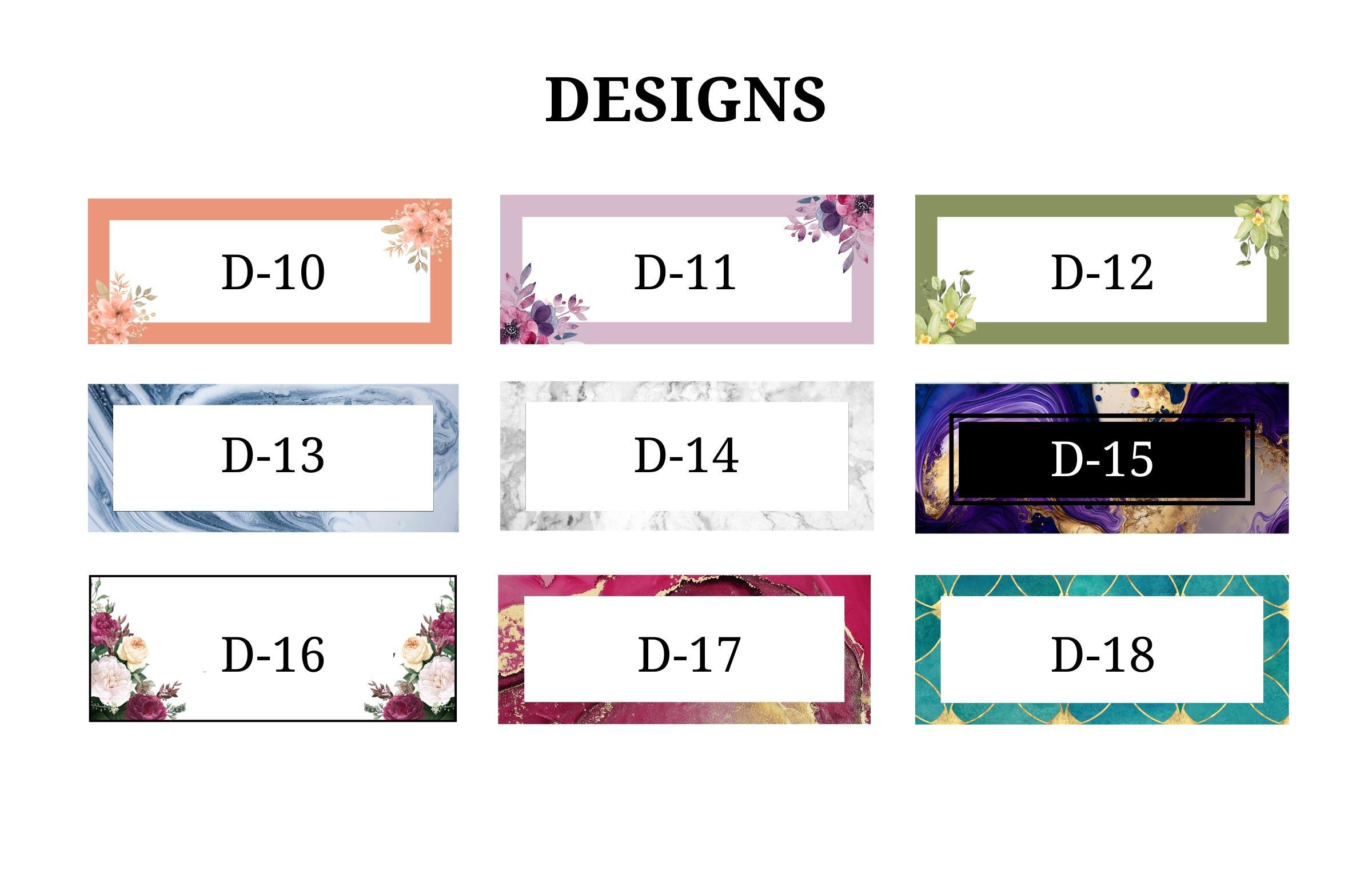 Floral Name Plate, Artblox Office Desk Name Plate, Custom Name Plates ...