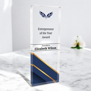 Personalized Award, Custom Award Corporate Trophy Award, Custom ...