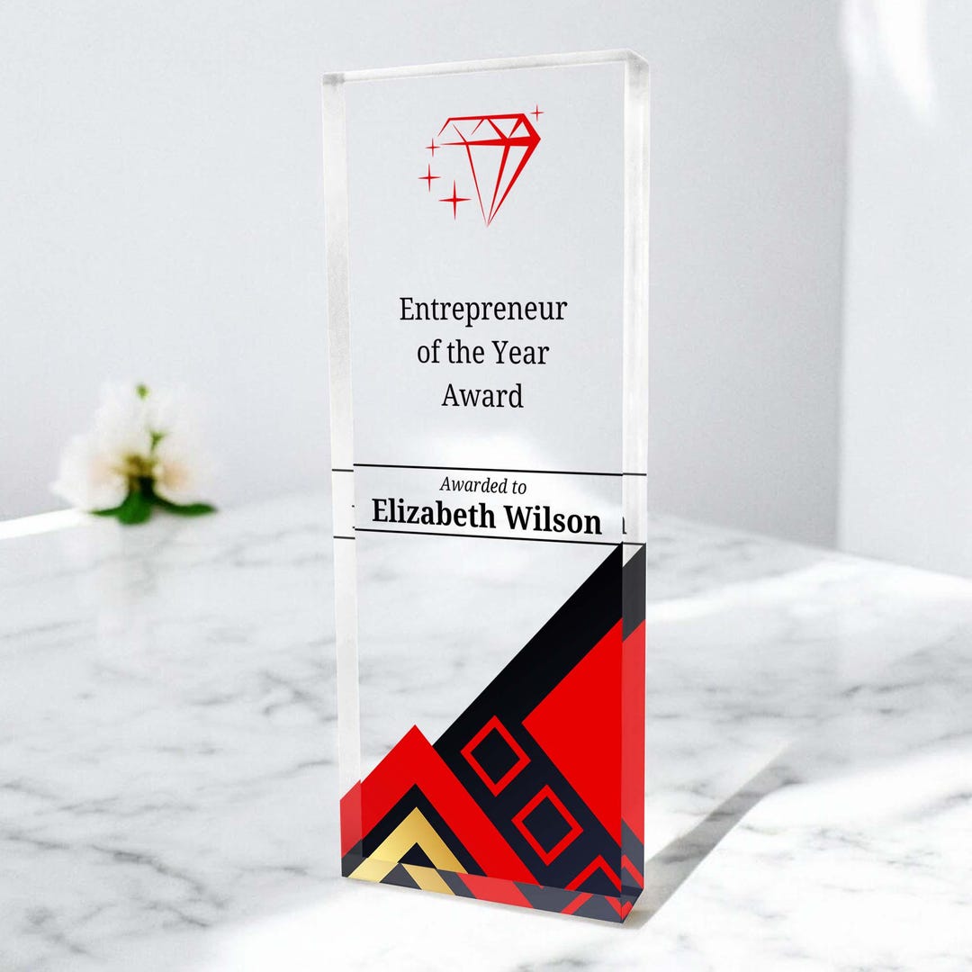 Custom Award, Custom Award Corporate Trophy Award, Personalized ...