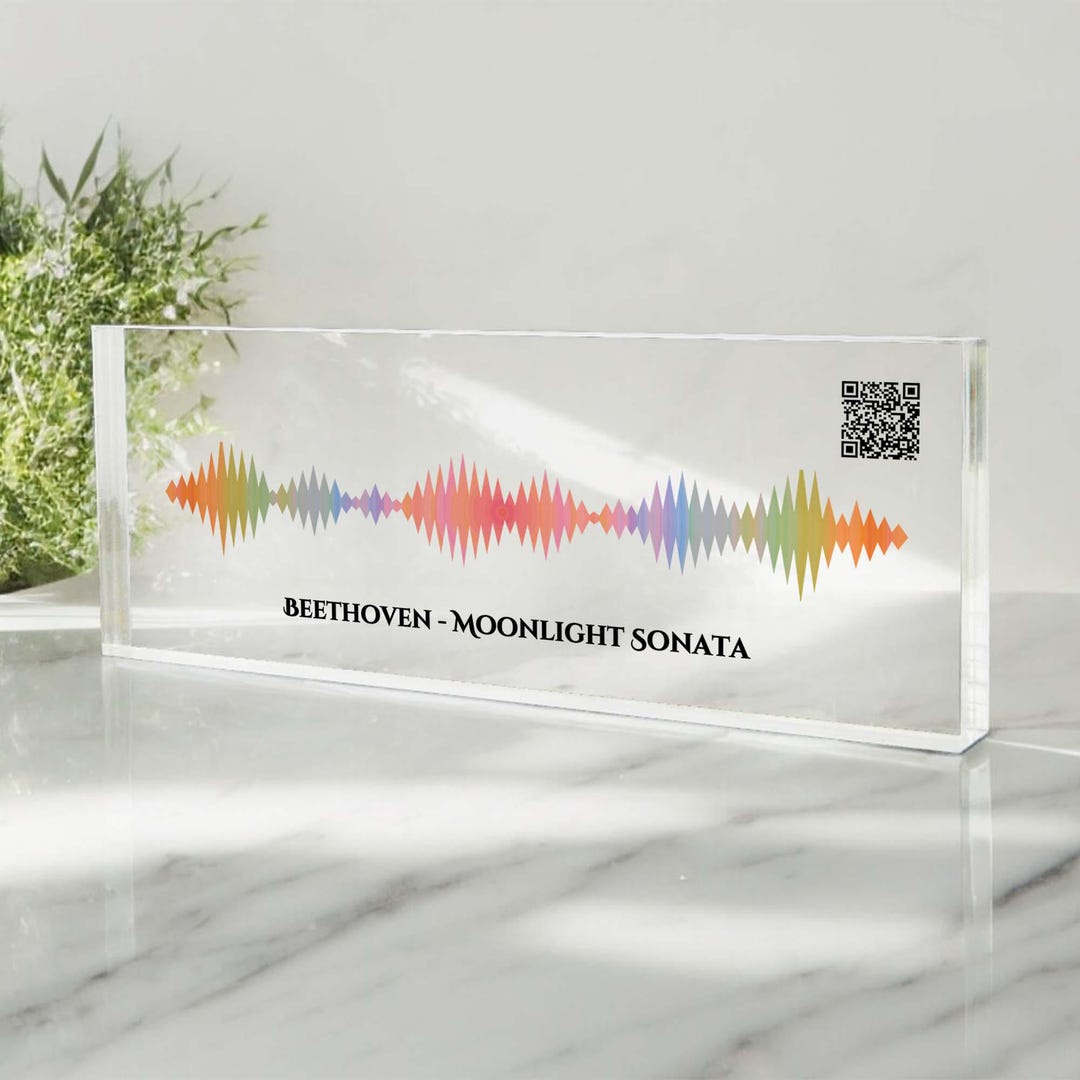 Soundwave Art, Christmas Gifts, Voice Recording Gift, Gift for Him ...