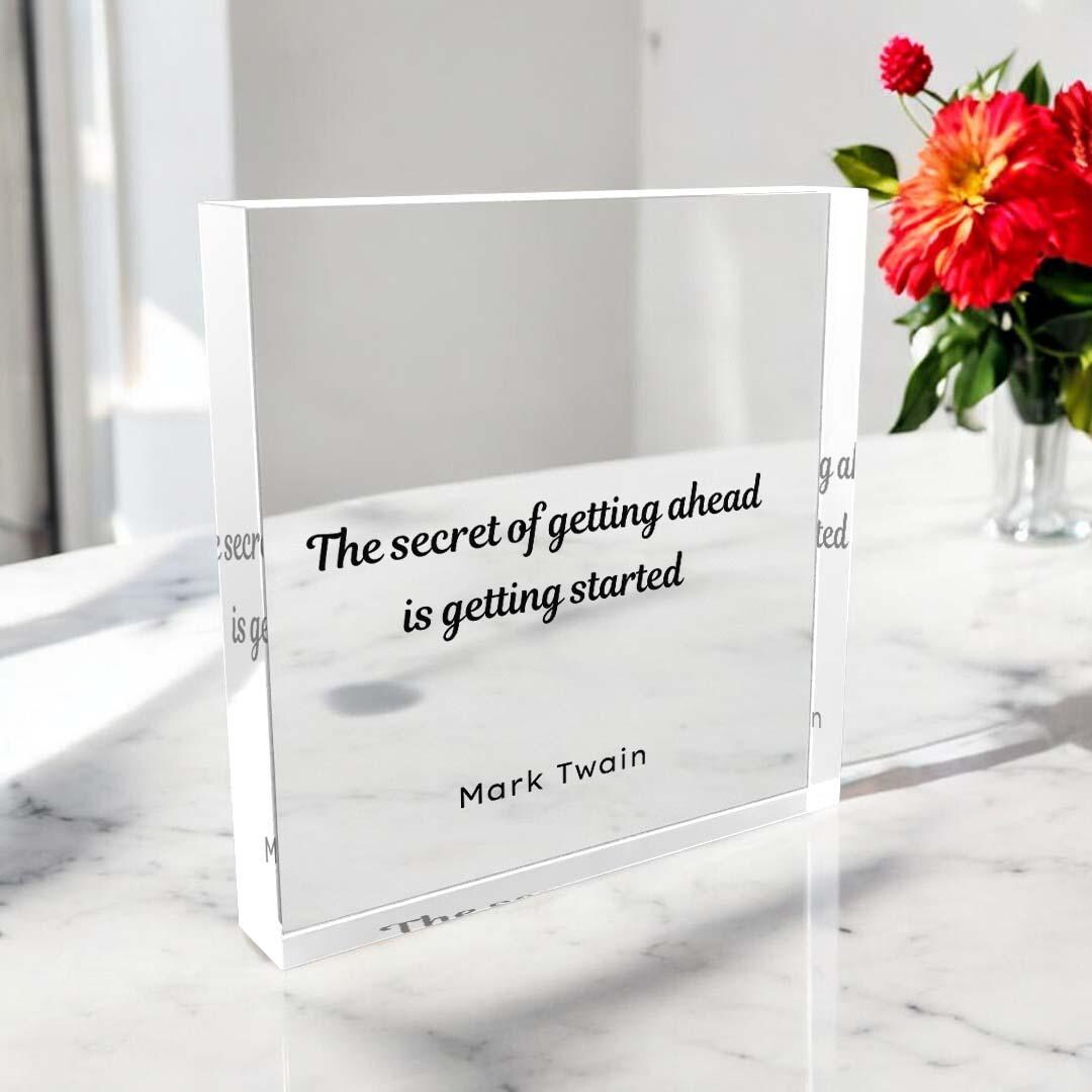 Custom Quote Acrylic Plaque, Personalized Quote Sign, Acrylic Plaque ...