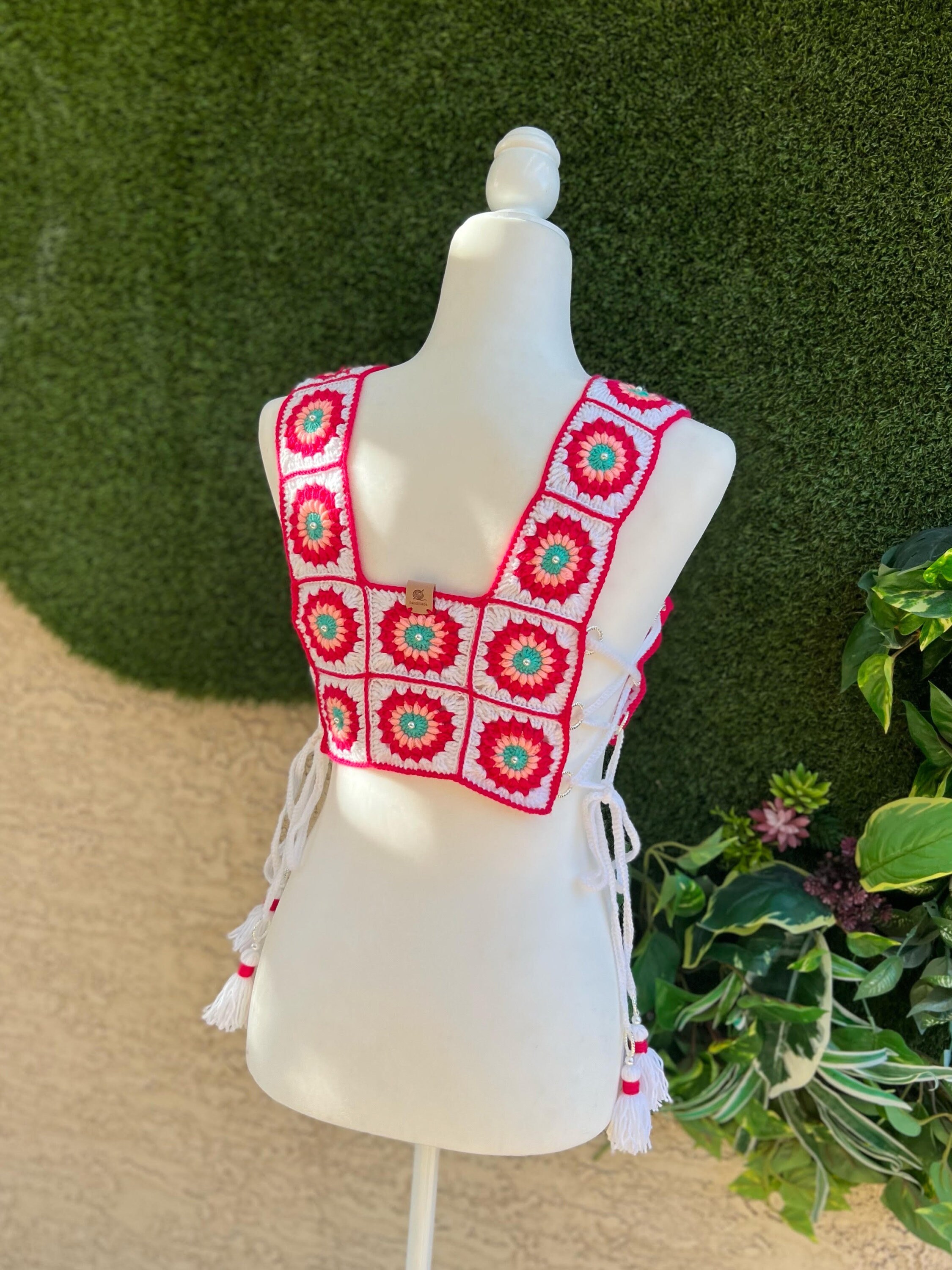 Matching Pink and White Crotchet Tops Owner and Dog Outfit - Etsy