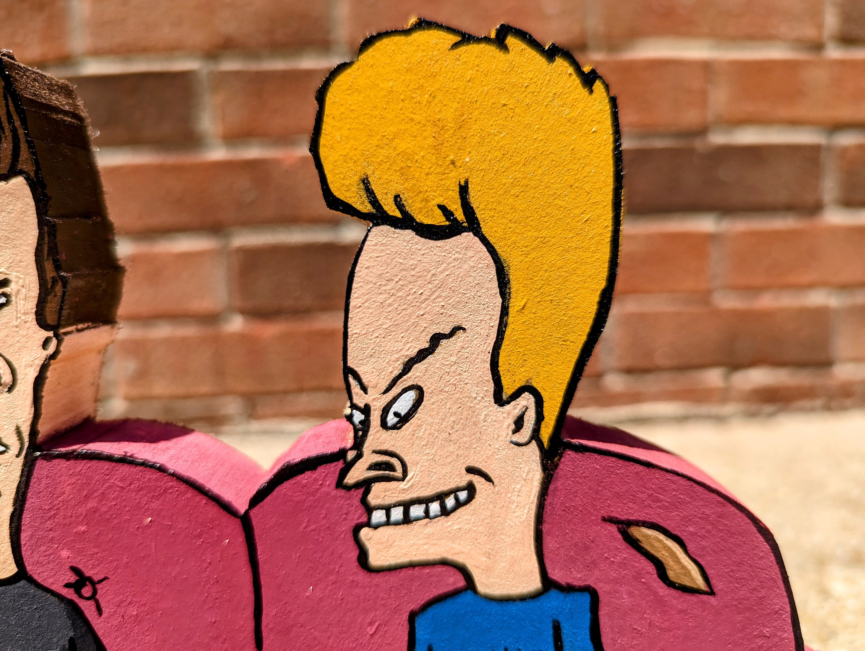 Beavis and Butthead Wood Block Art, Figure, Wall Decor, Shelf Display ...