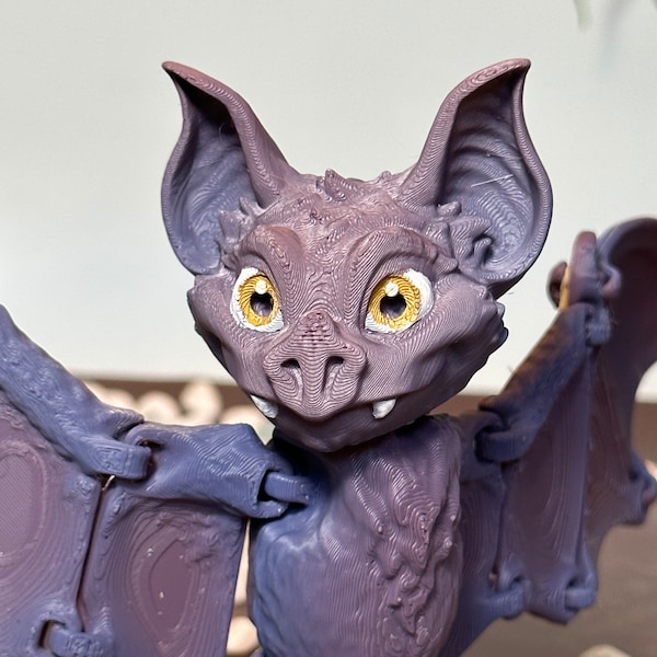 3d Printed Bat Dragon - Etsy