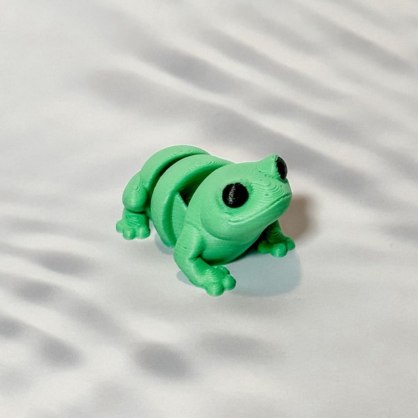 3d Printed Small Frog - Etsy