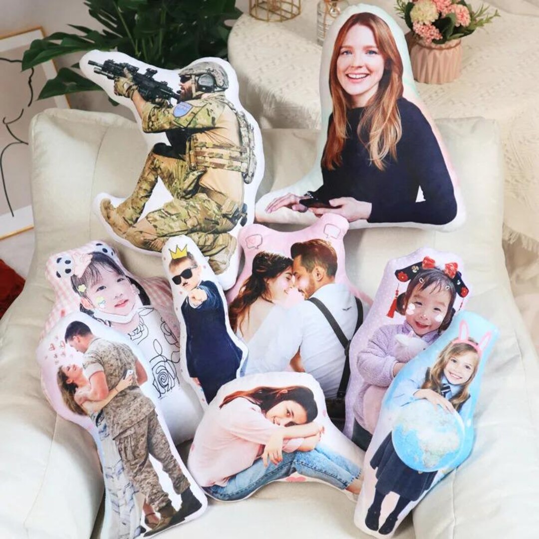 Custom Photo Body Pillow | Life-size Cuddle Pillow, Keepsake Gift - Etsy