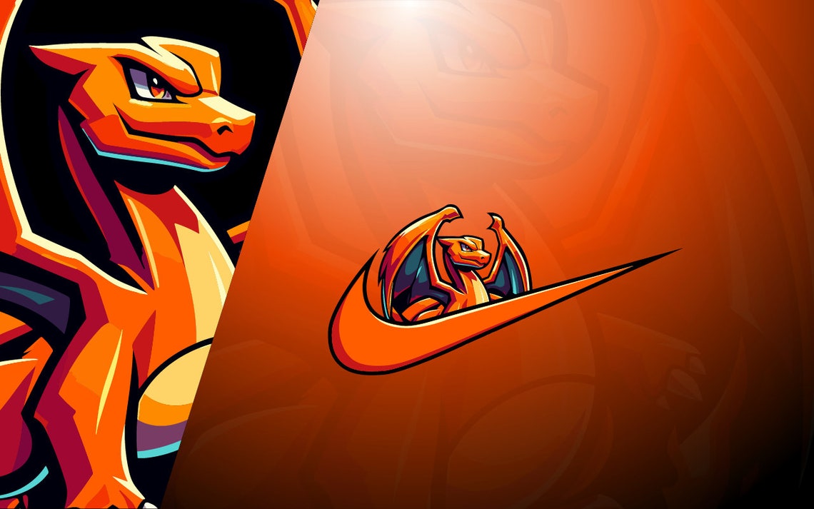 Charizard Vector SVG Layered PNG Ai Editable Digital File Esport Logo ...