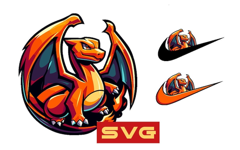 Charizard / vector / SVG en capas / PNG / Ai editable / - Etsy México
