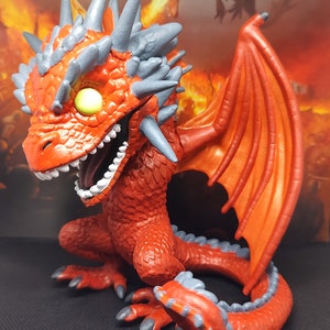 Custom Funko Pop of She Dragon Meleys Also Known as the Red Queen Funko ...