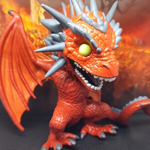 Custom Funko Pop of She Dragon Meleys Also Known as the Red Queen Funko ...